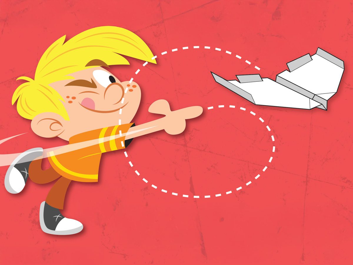 Cartoon Paper Airplanes How To Draw A Paper Plane Real Easy Spoken