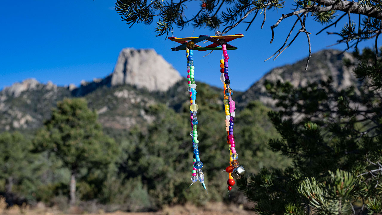 How to Make a Wind Chime Using Beads and Craft Sticks